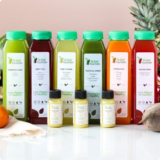 Raw Juice Cleanse | Juice Cleanse Services | Raw Fountain Juice